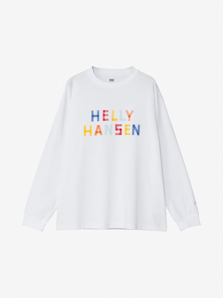 ヘリーハンセン トップス(メンズ) ロングスリーブ HHバラエティーロゴティー  L  ウェーブ(X7) 公式・セール】ロングスリーブ HHバラエティーロゴティー（ユニ